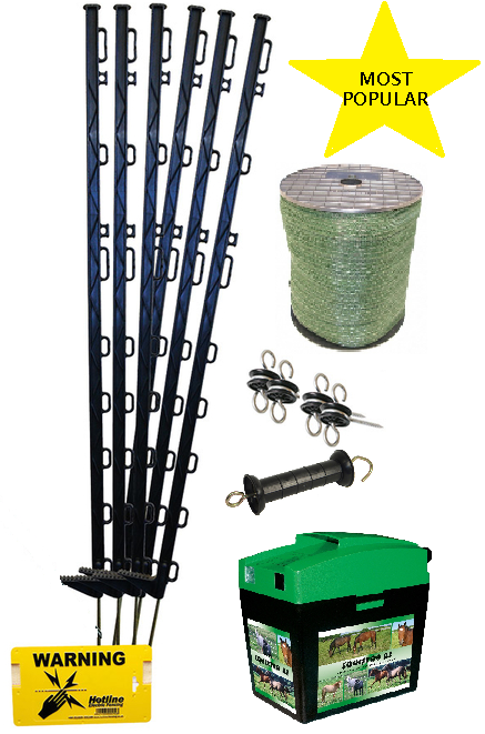 Equine Starter Electric Fence Kit for Horses farmcareuk.com