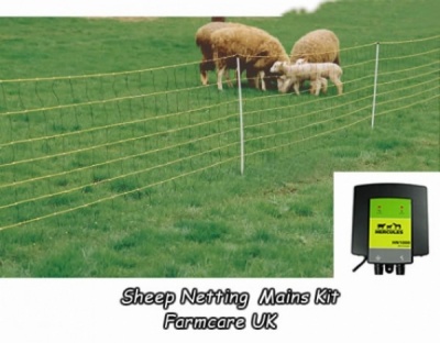 Mains Sheep Net Kit - Electric Fencing Electric Fencing Kits Sheep Kits ...
